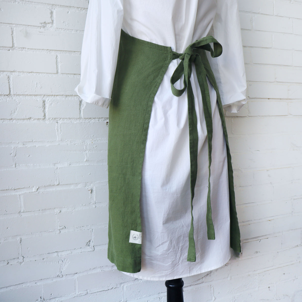 Linen Daily Apron - Dark Green – Civil Alchemy St Louis