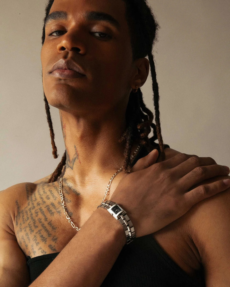 Relic - Silver and Metal Bracelet Watch – Civil Alchemy St Louis