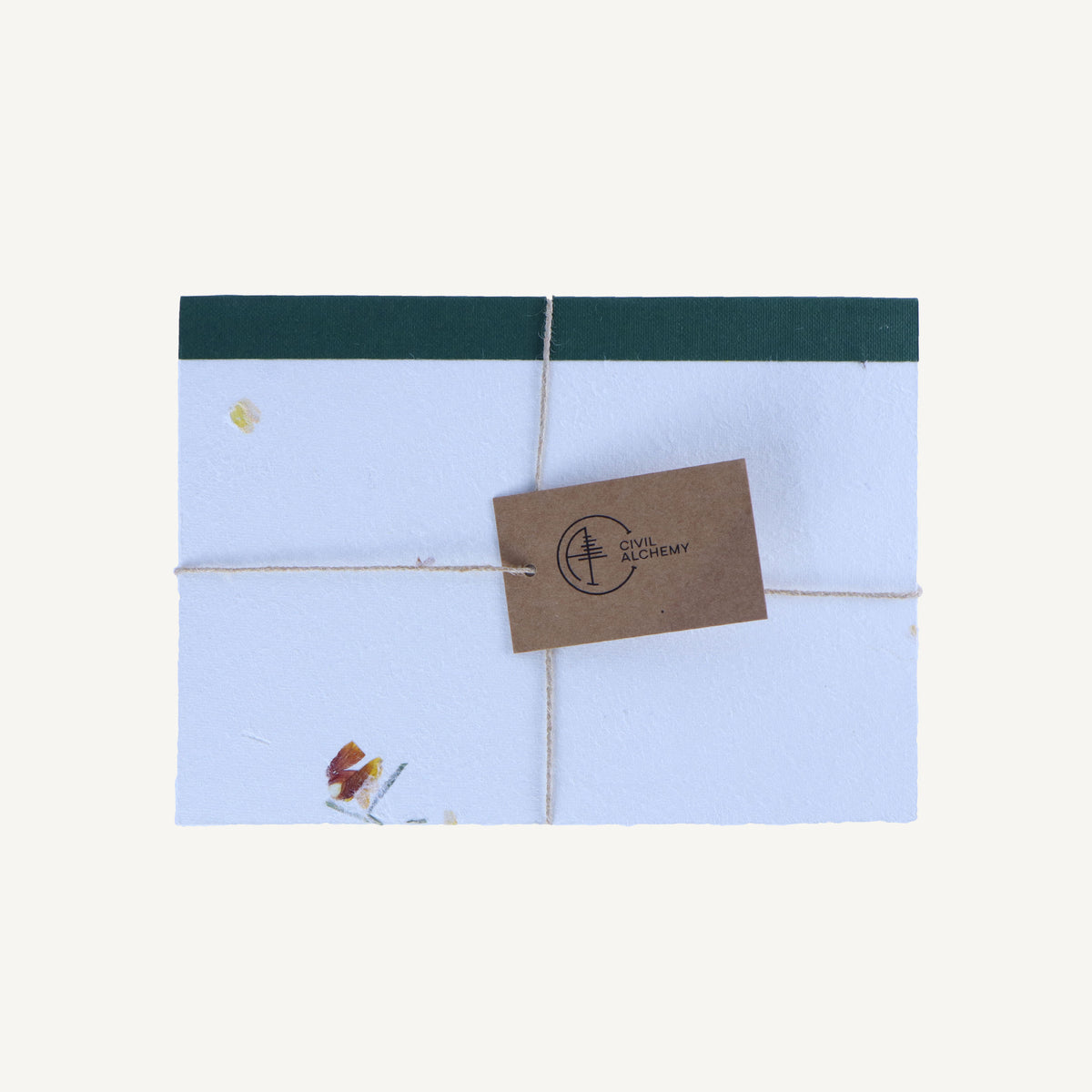 Flower Lokta Paper Journal Large Set of 3 – Civil Alchemy St Louis